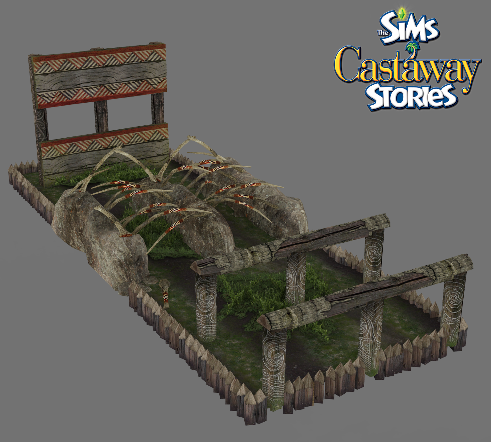 The Sims Castaway Obstacle course by Maxdemon6 on DeviantArt