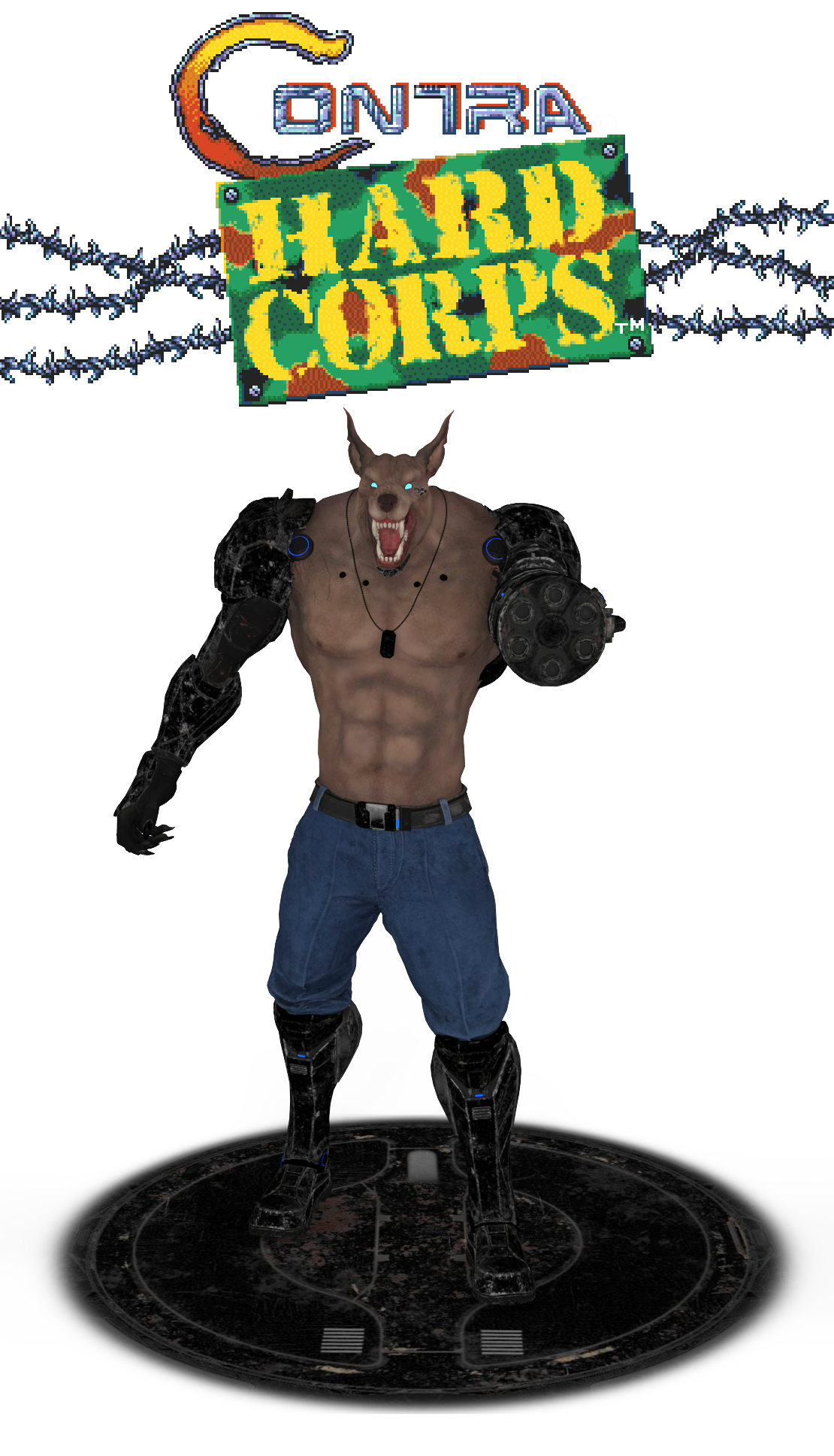 Brad Fang (Contra Hard Corps) by Maxdemon6 on DeviantArt