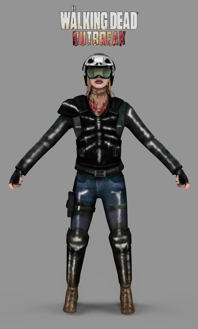 The Walking Dead Painted Emma by Maxdemon6 on DeviantArt