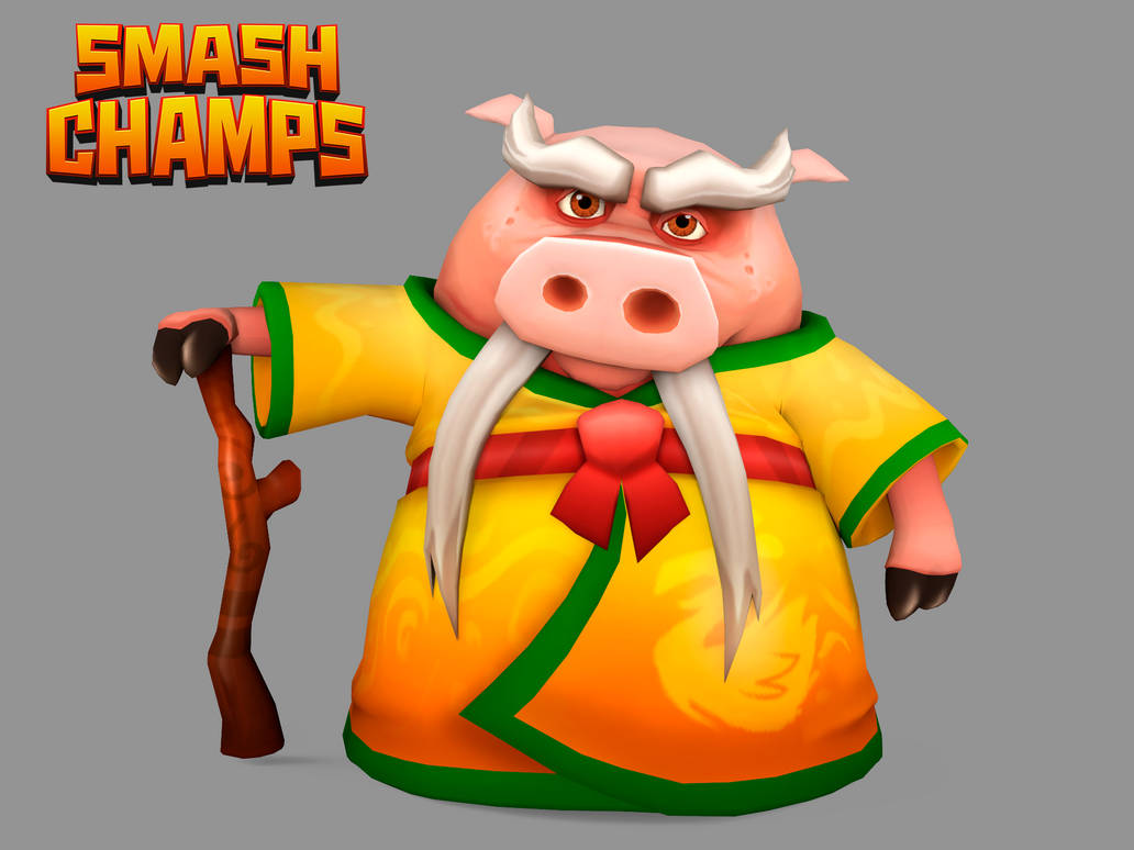 Smash Champs Sensei Pig by Maxdemon6 on DeviantArt
