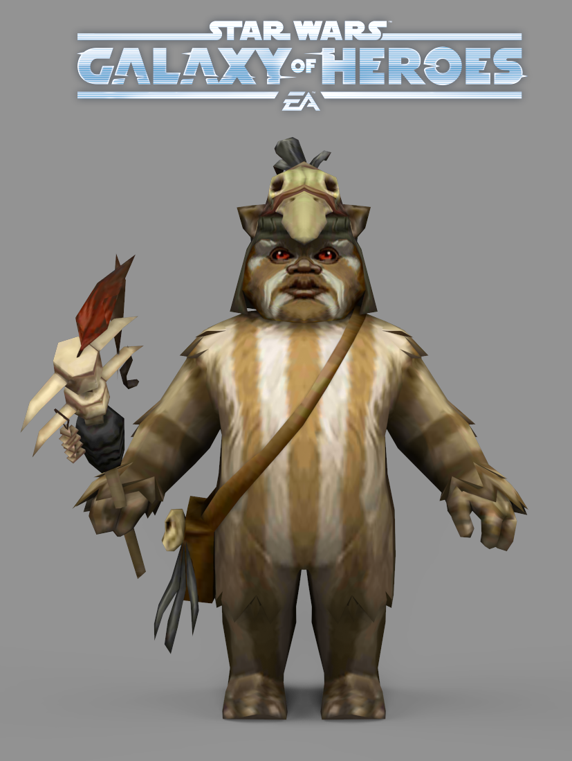 Star Wars GoH: Ewok Logray by Maxdemon6 on DeviantArt