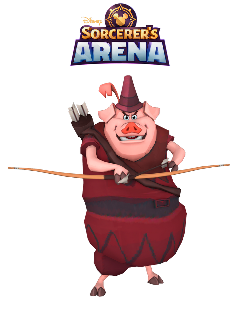 Disney Sorcerer's Arena: Pig Archer by Maxdemon6 on DeviantArt