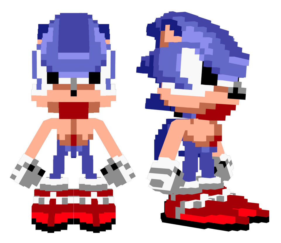 Sonic (Pixel) by Maxdemon6 on DeviantArt