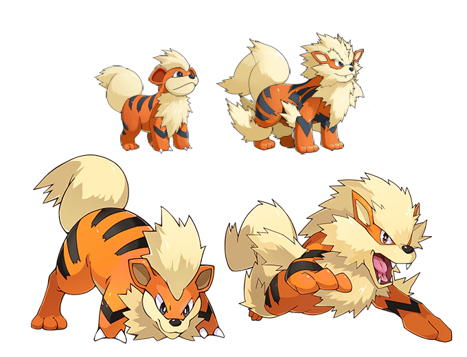 Growlithe Arcanine