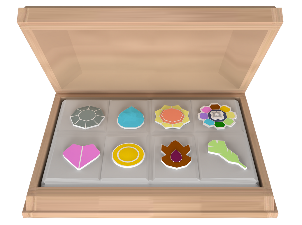 Pokemon Kanto Badges by Maxdemon6 on DeviantArt
