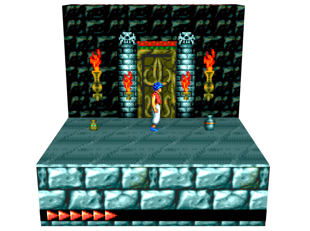 Prince of Persia Sega (3D Cube) by Maxdemon6 on DeviantArt