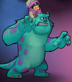 Sulley and Boo by Maxdemon6 on DeviantArt