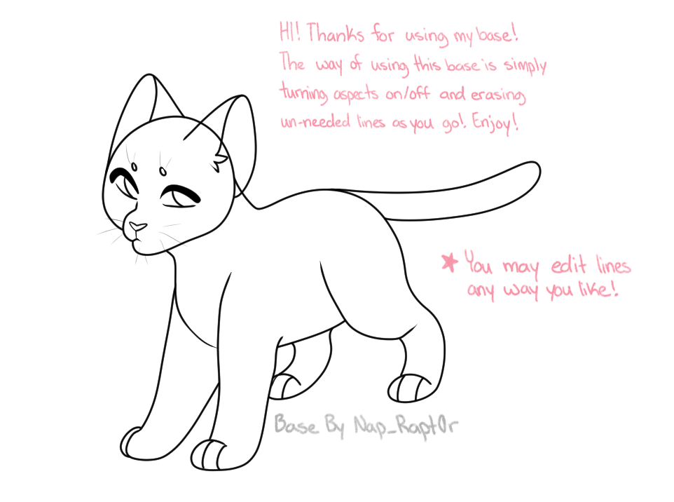 F2U Customizable Cat Base (Smol) by Nap-Rapt0r on DeviantArt