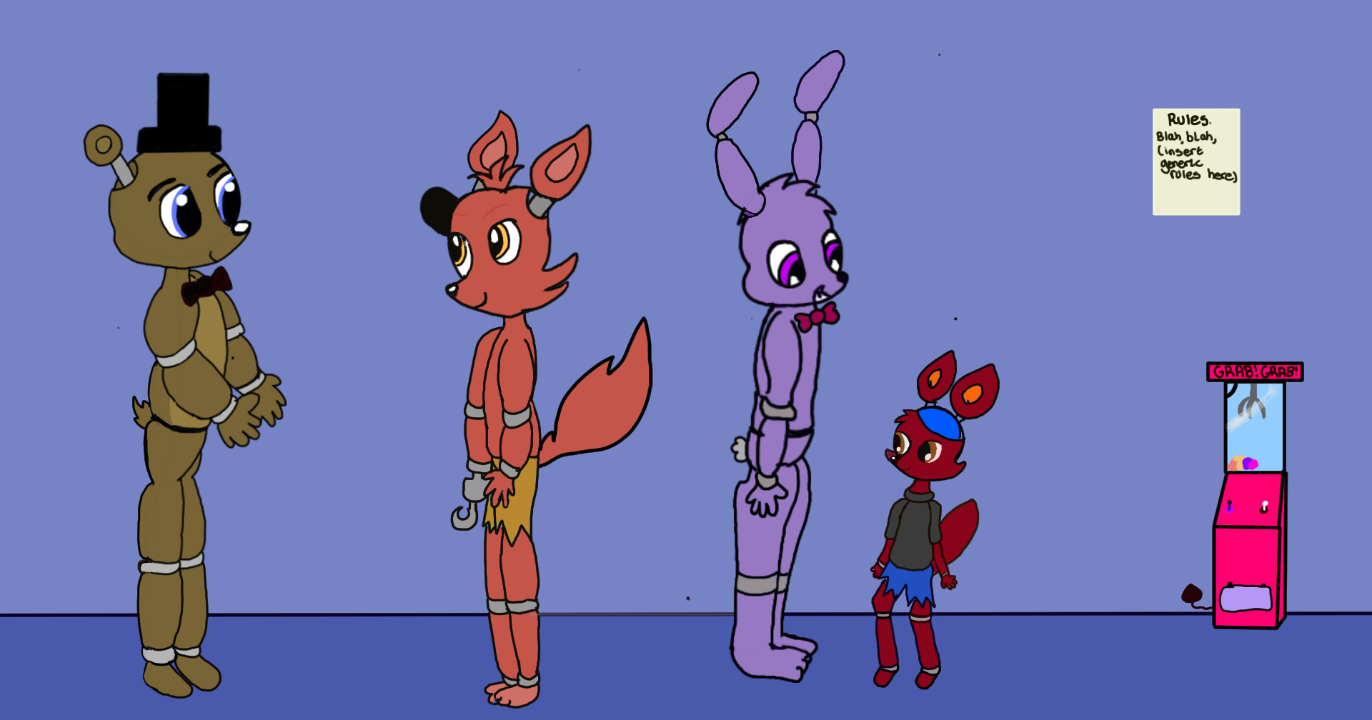Freddy X Foxy! by Foxy-Fazbear on DeviantArt