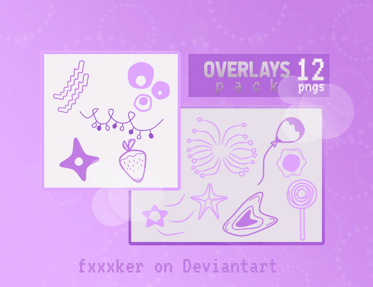 Overlays pack | #17 by fxxxker on DeviantArt