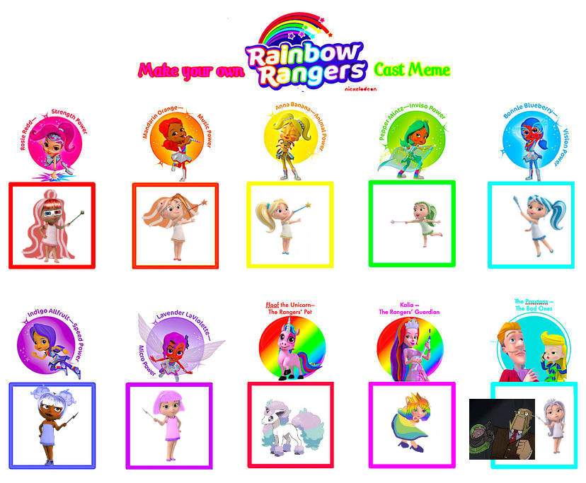Lite Sprites/Rainbow Rangers by JasmineFan32 on DeviantArt
