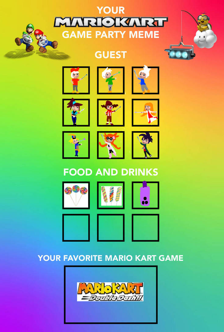 My Mario kart Party meme by JasmineFan32 on DeviantArt