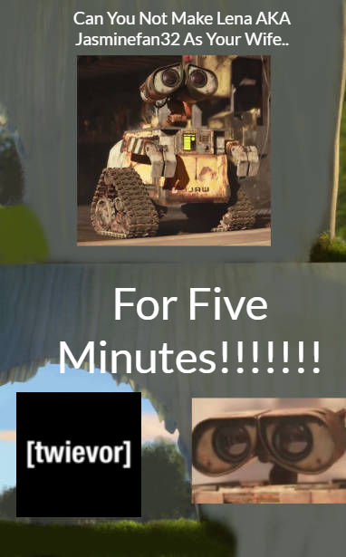 Walle Tells t3l3v1s1n-tvmanfan2k For 5 Minutes by JasmineFan32 on ...