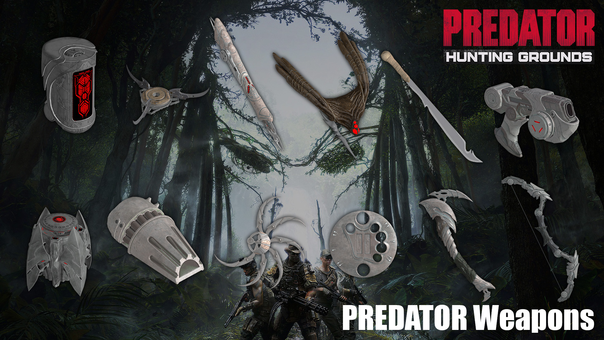 Predator: Hunting Grounds - Predator Weapons by RogDaizer on DeviantArt