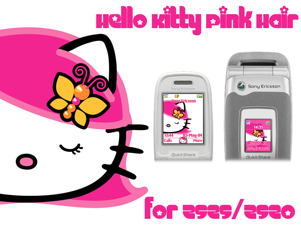 Hello Kitty Pink Hair by baiyoo on DeviantArt