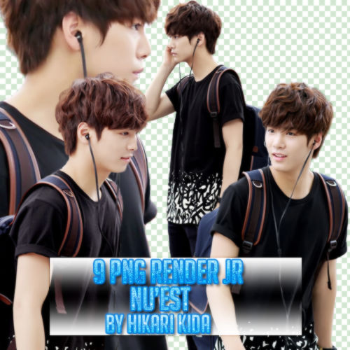 9 png renders Jr-Nu'est by HikariKida on DeviantArt