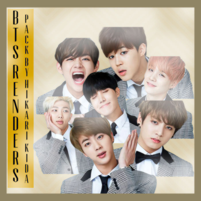 BTS renders pack by HikariKida on DeviantArt
