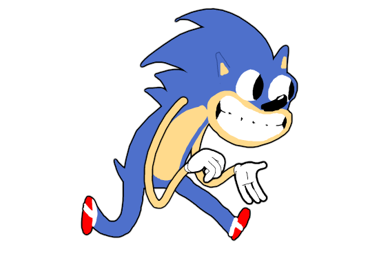 Dumb Running Sonic (Animated Gif) by Space-Walk on DeviantArt
