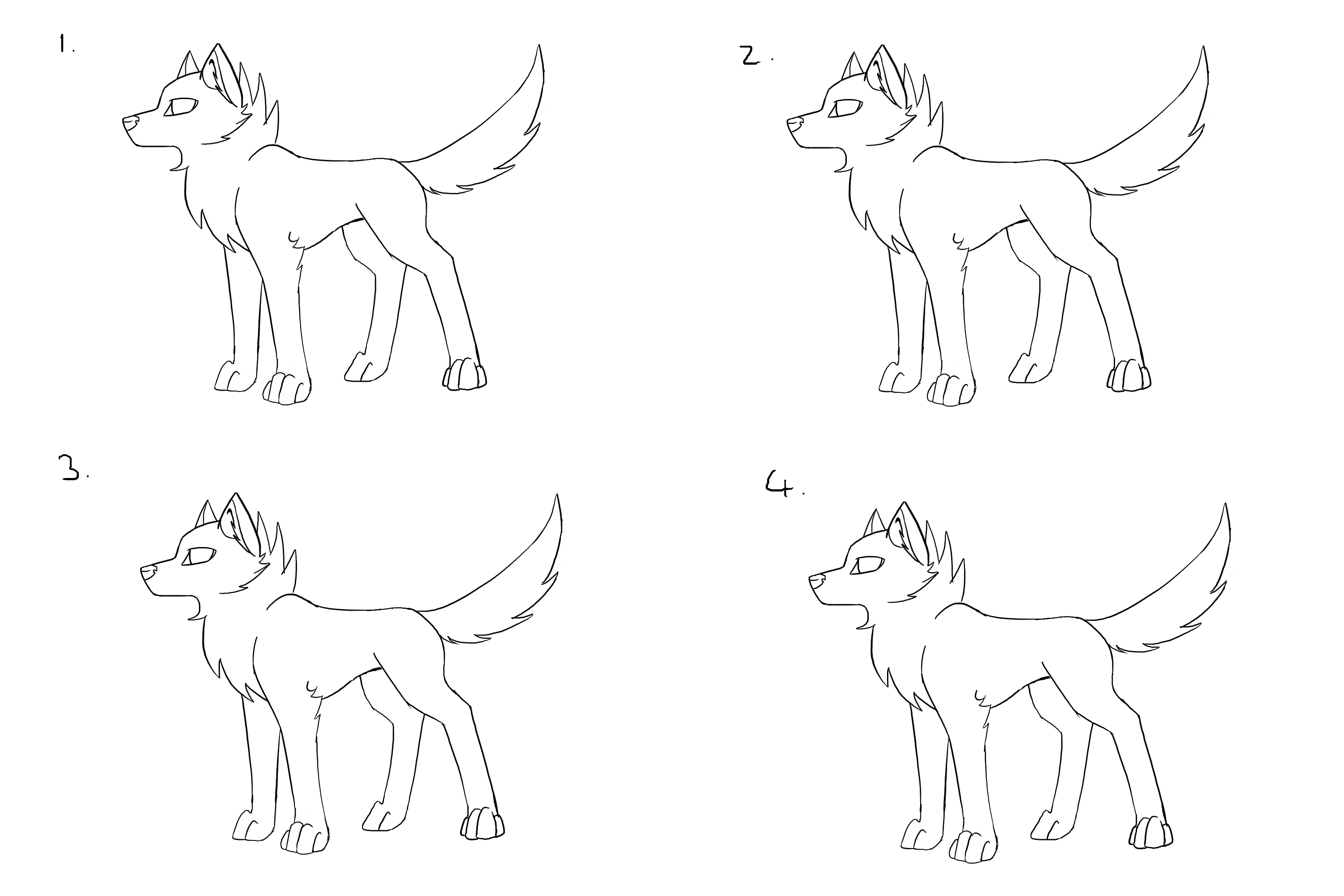 Wolves Base by wolfgirl63354 on DeviantArt