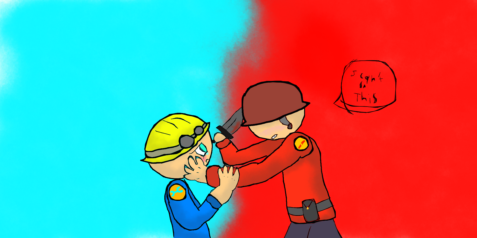 engineer x soldier? by skygamer14 on DeviantArt