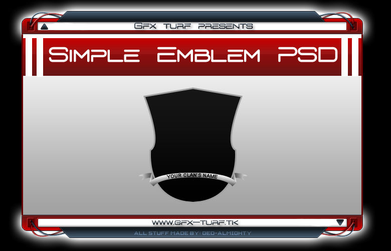 Simple Emblem PSD by geo-almighty on DeviantArt