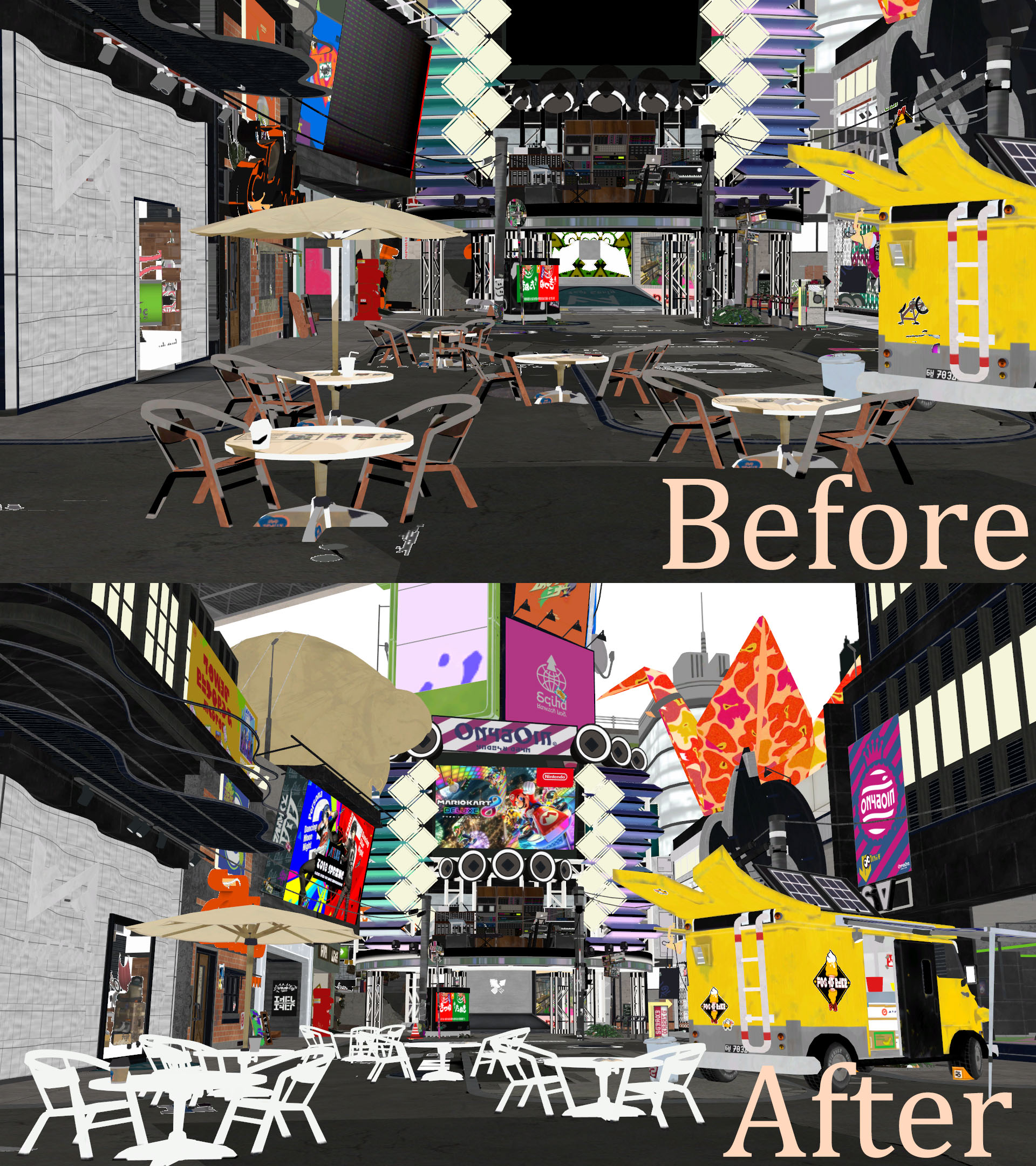 Splatoon 2 - Inkopolis Square DL (MMD Ver) by Tsuna178 on DeviantArt