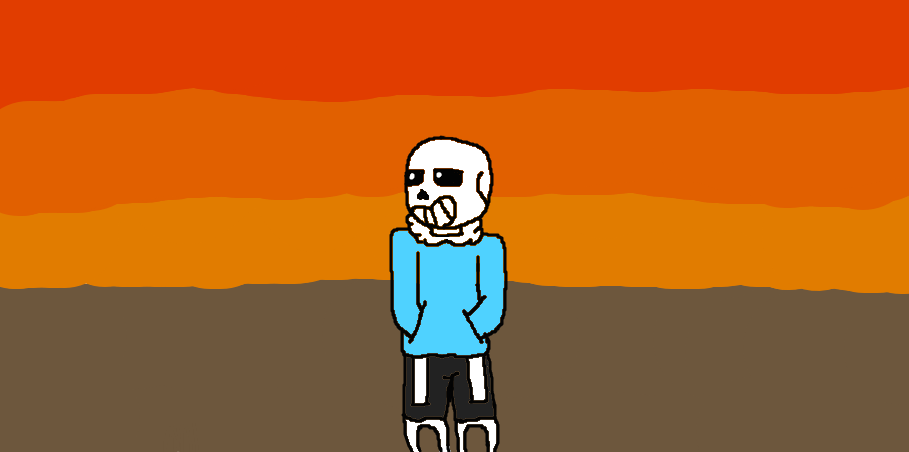 sans fan art by WhatAreStandards on DeviantArt