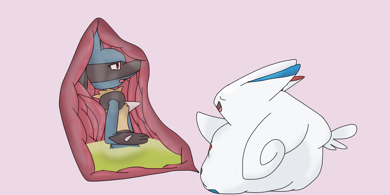 Togekiss Vs Lucario Vore By Pkmn57 On Deviantart