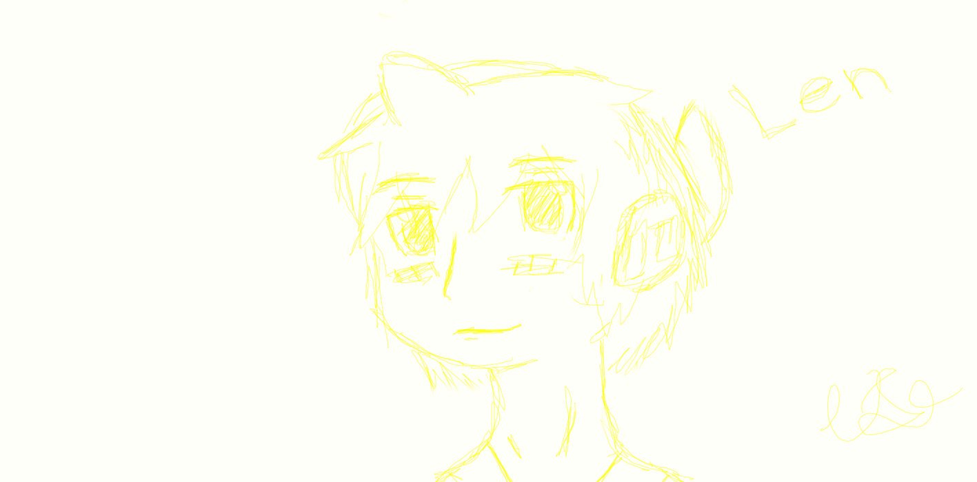 Kagamine Len sketch by Kokobutter on DeviantArt