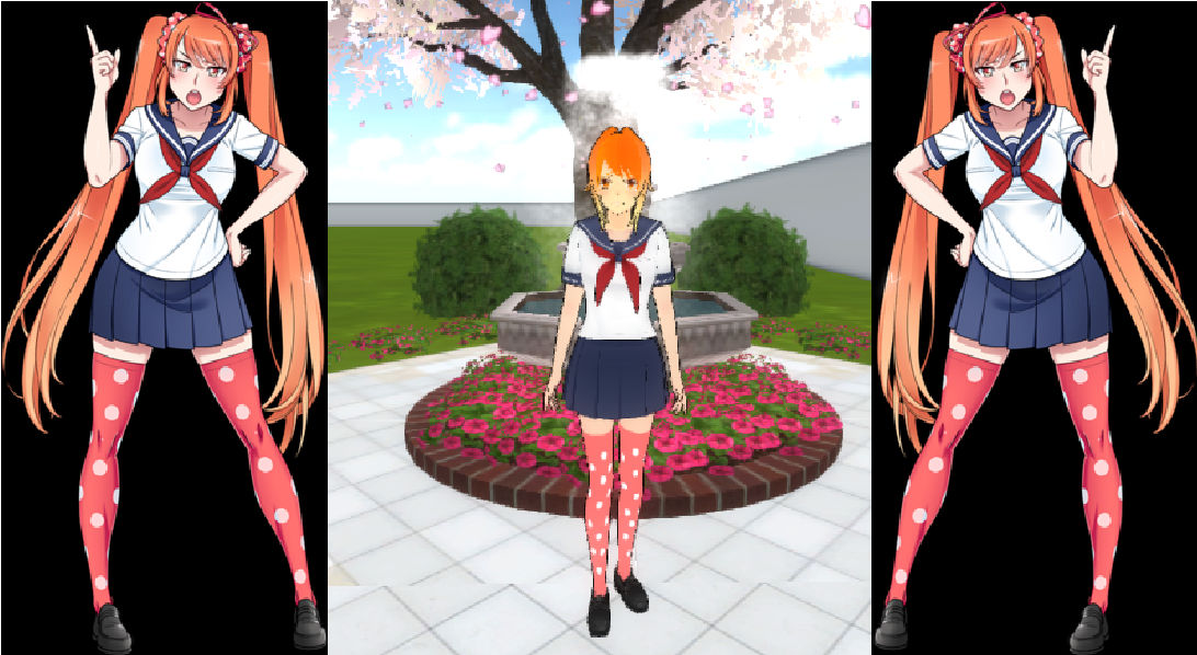Yandere Simulator Skin | Osana Najimi by Jelly-Bearby on DeviantArt