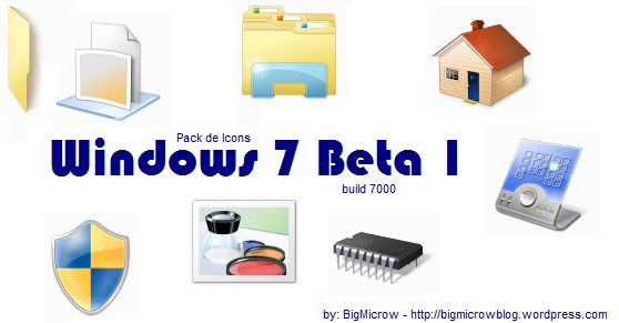 Windows 7 beta 1 Icons by BigMicrow on DeviantArt