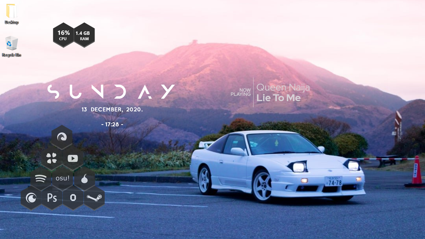 Rainmeter Mond Honeycomb Japanese Mountain 1.0 by dbansal1234 on DeviantArt