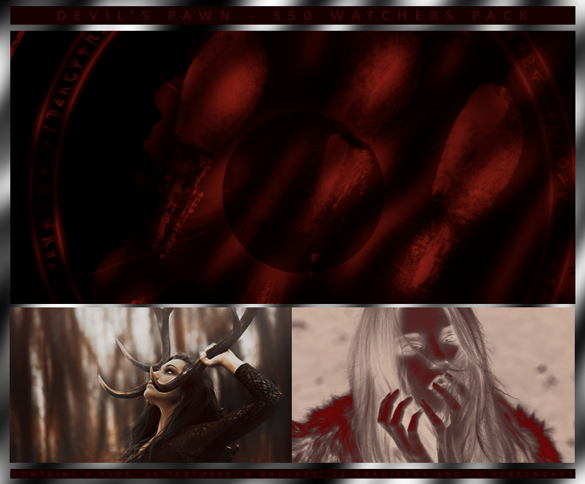 Devil's Pawn - 350 Watchers Pack by jakepatt on DeviantArt