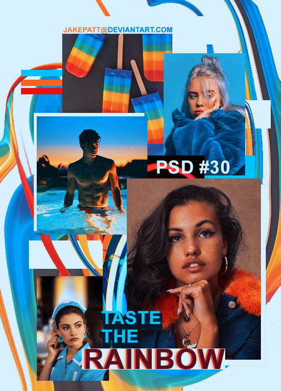 PSD 30 - Taste The Rainbow by jakepatt on DeviantArt