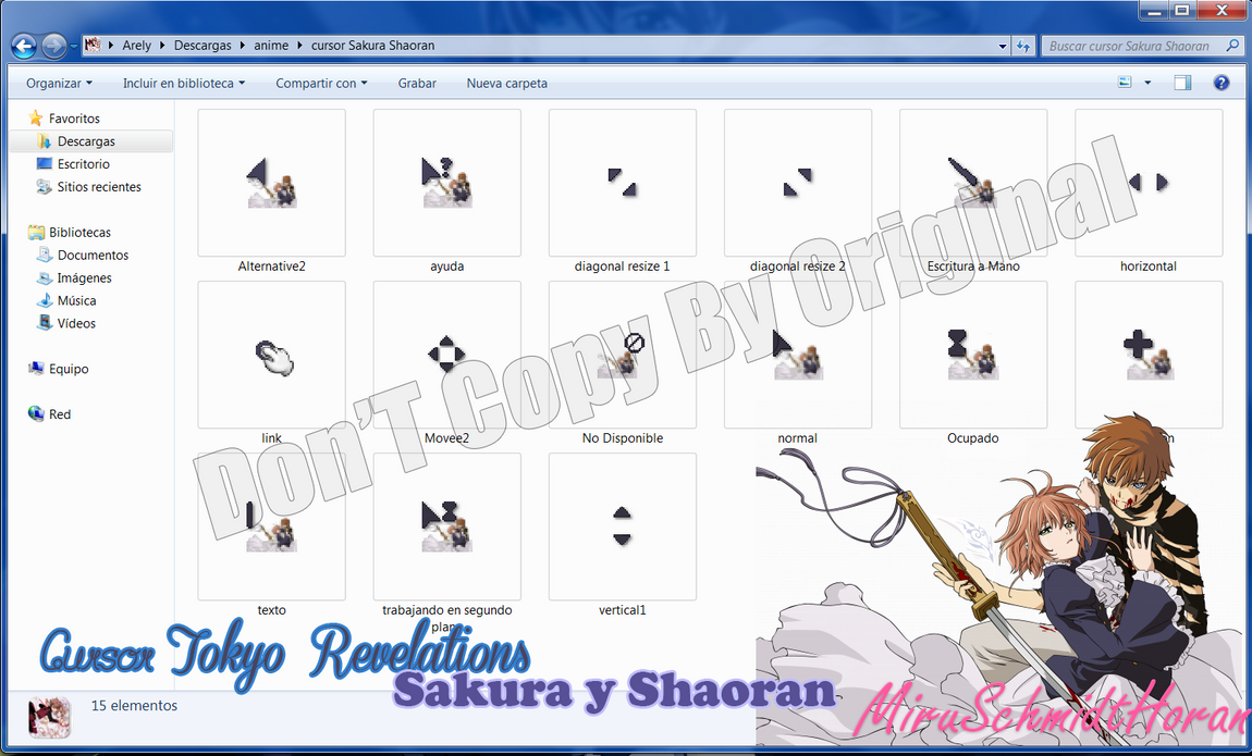Cursor Tokyo Revelations Sakura y Shaoran by miruschmidthoran on DeviantArt