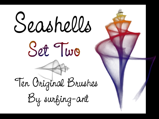 Seashell Brushes Set Two by surfing-ant on DeviantArt