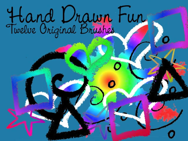 Hand Drawn Fun Brushes by surfing-ant on DeviantArt