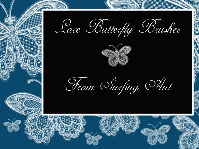 Lace Butterfly Brushes by surfing-ant on DeviantArt