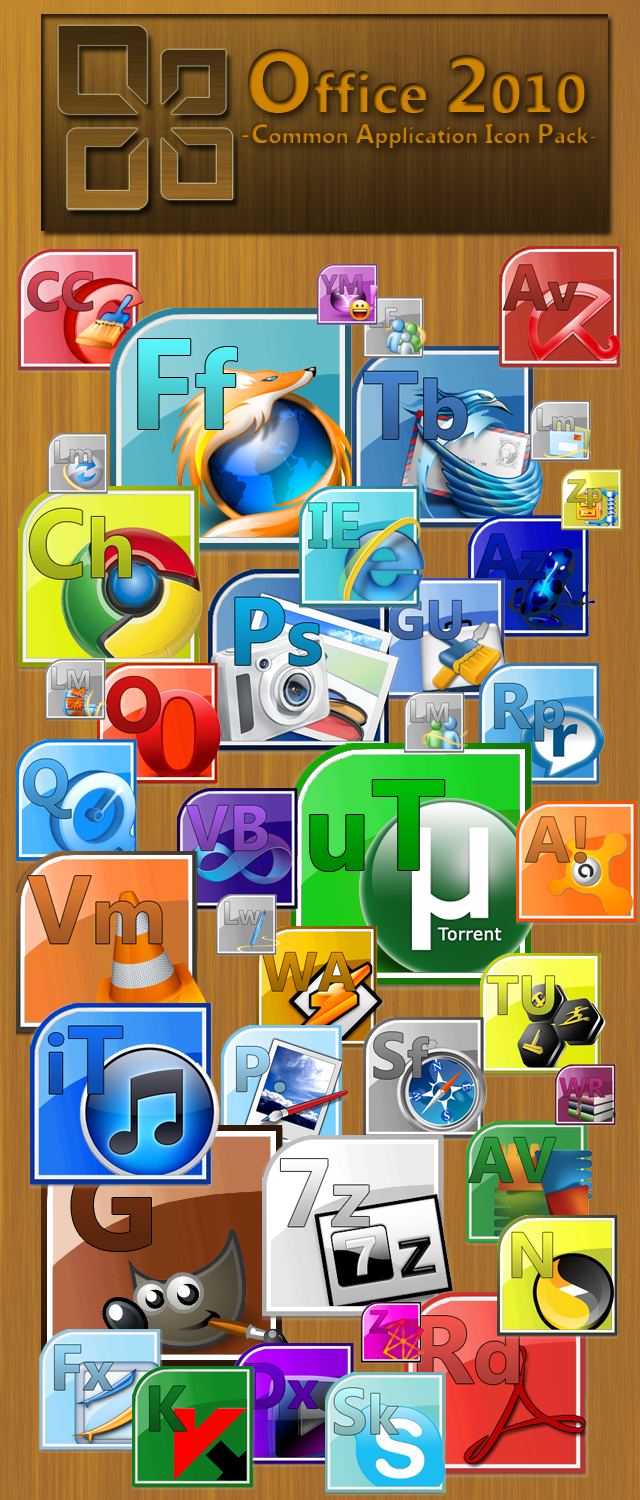 Office 2010 Style App Icon by risk1996 on DeviantArt
