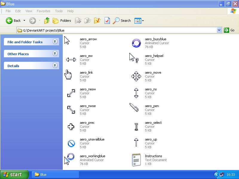 Blue Vista Cursors by WindowsX-V on DeviantArt