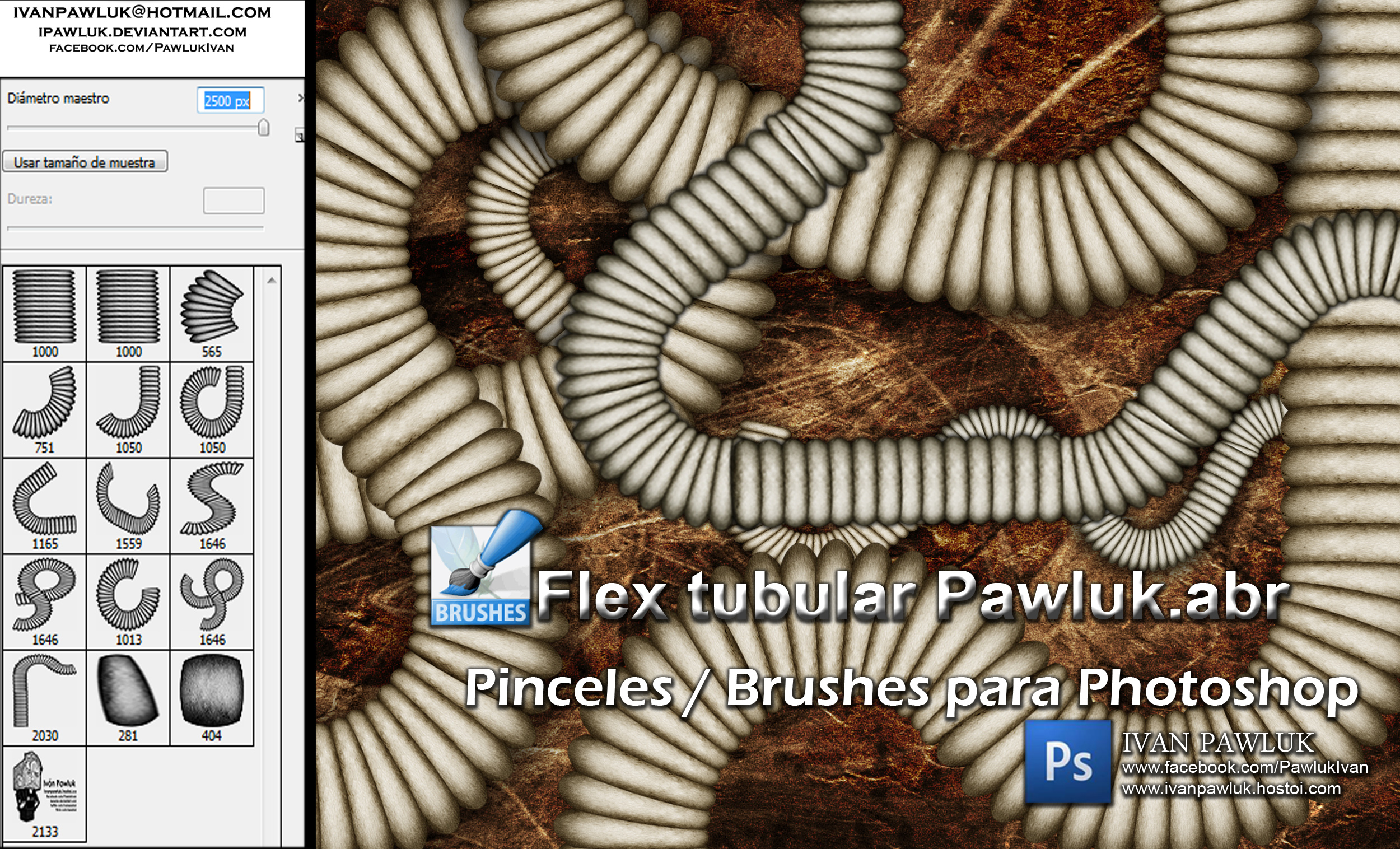 Flex tubular Pawluk Brushes by ipawluk on DeviantArt