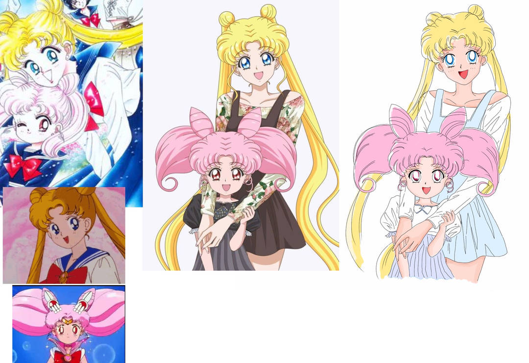 Sailor Moon Comparison by RedRibbon21 on DeviantArt