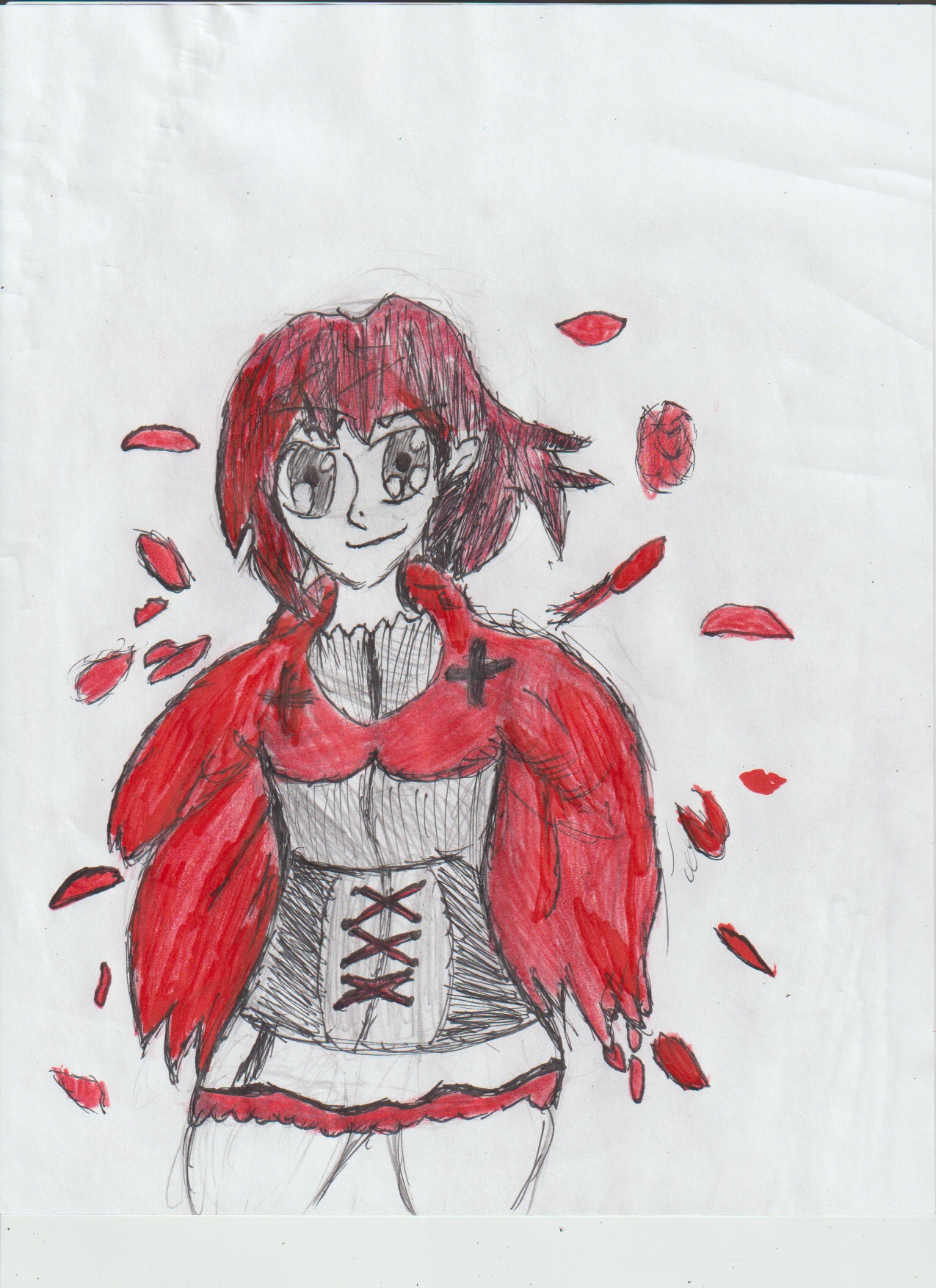 RWBY ruby rose fan art by MajorSNQUARLL on DeviantArt