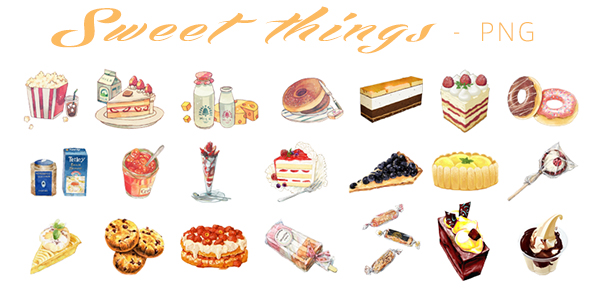 PNG#7 Sweet Things by miaoaoaoao on DeviantArt