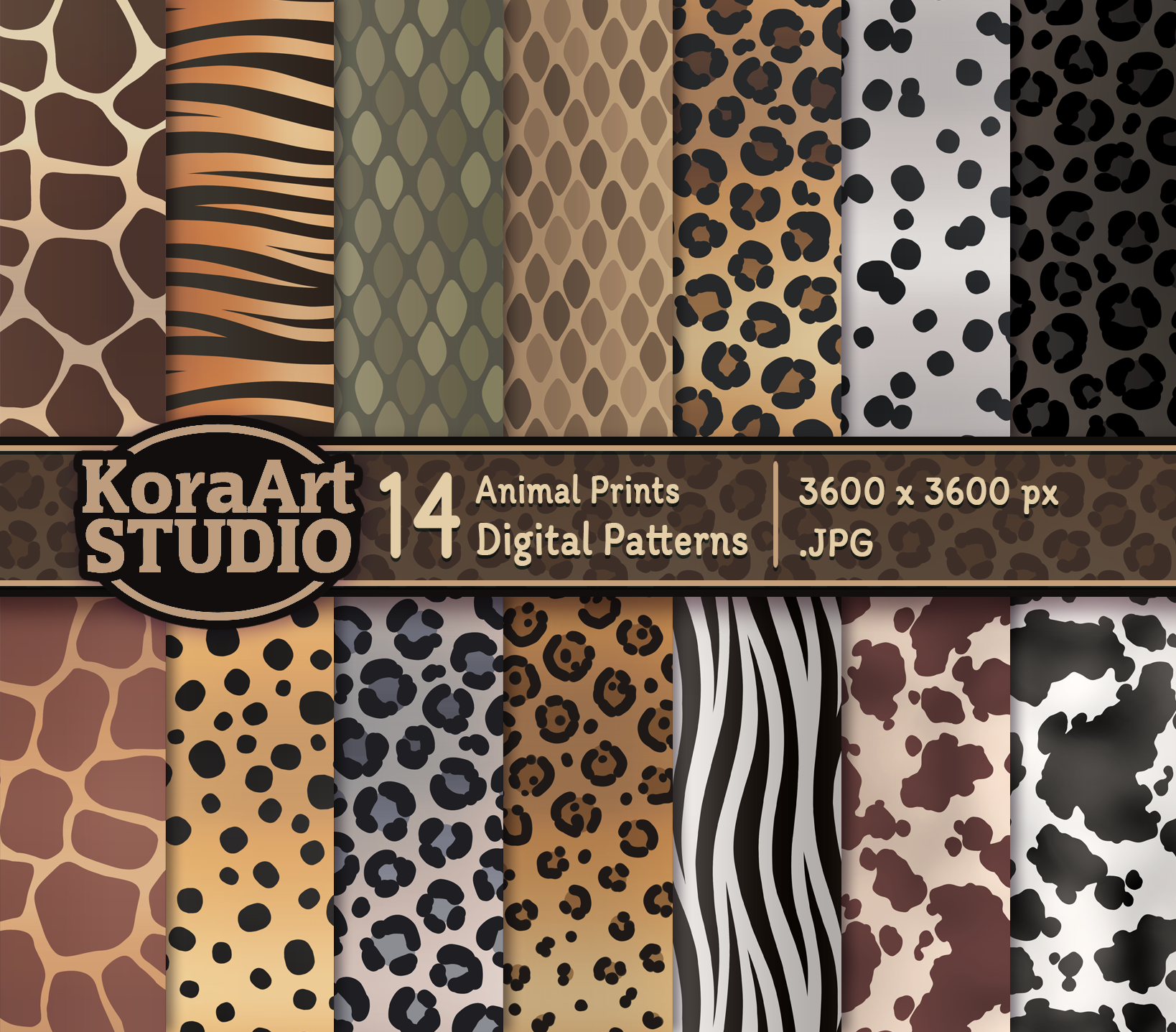 Animal Prints - Pattern Pack by Korajora on DeviantArt