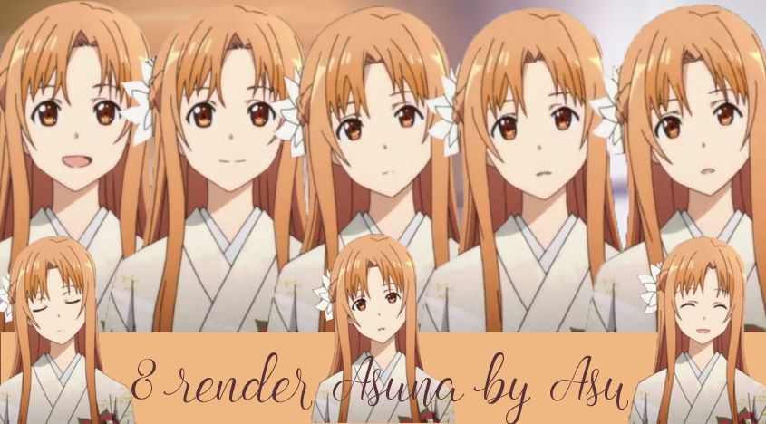 ( Render #2 ) Pack 8 render Asuna by Asu-Kawaii on DeviantArt