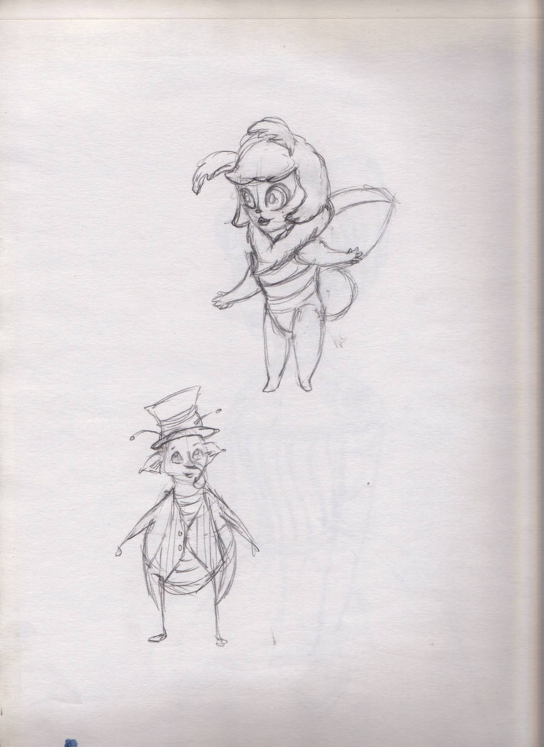 Bug people sketches by MandayisRunner4life on DeviantArt