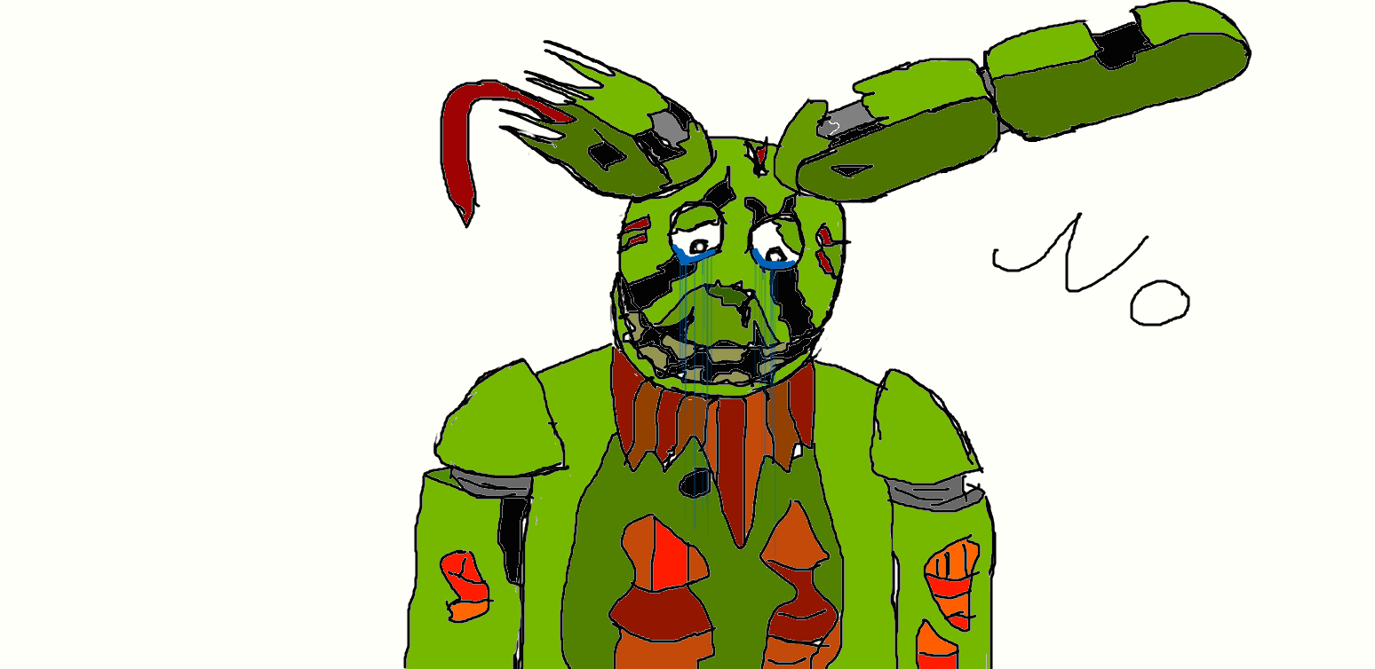 SpringTrap very sad by Steakborke40 on DeviantArt