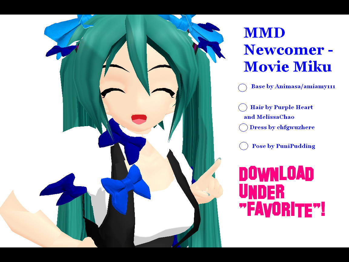 MMD Newcomer - Movie Miku by Xeno-Fan-Jay on DeviantArt