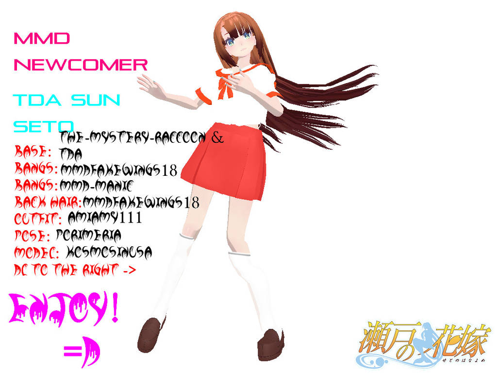 MMD Newcomer - TDA Sun Seto by Xeno-Fan-Jay on DeviantArt